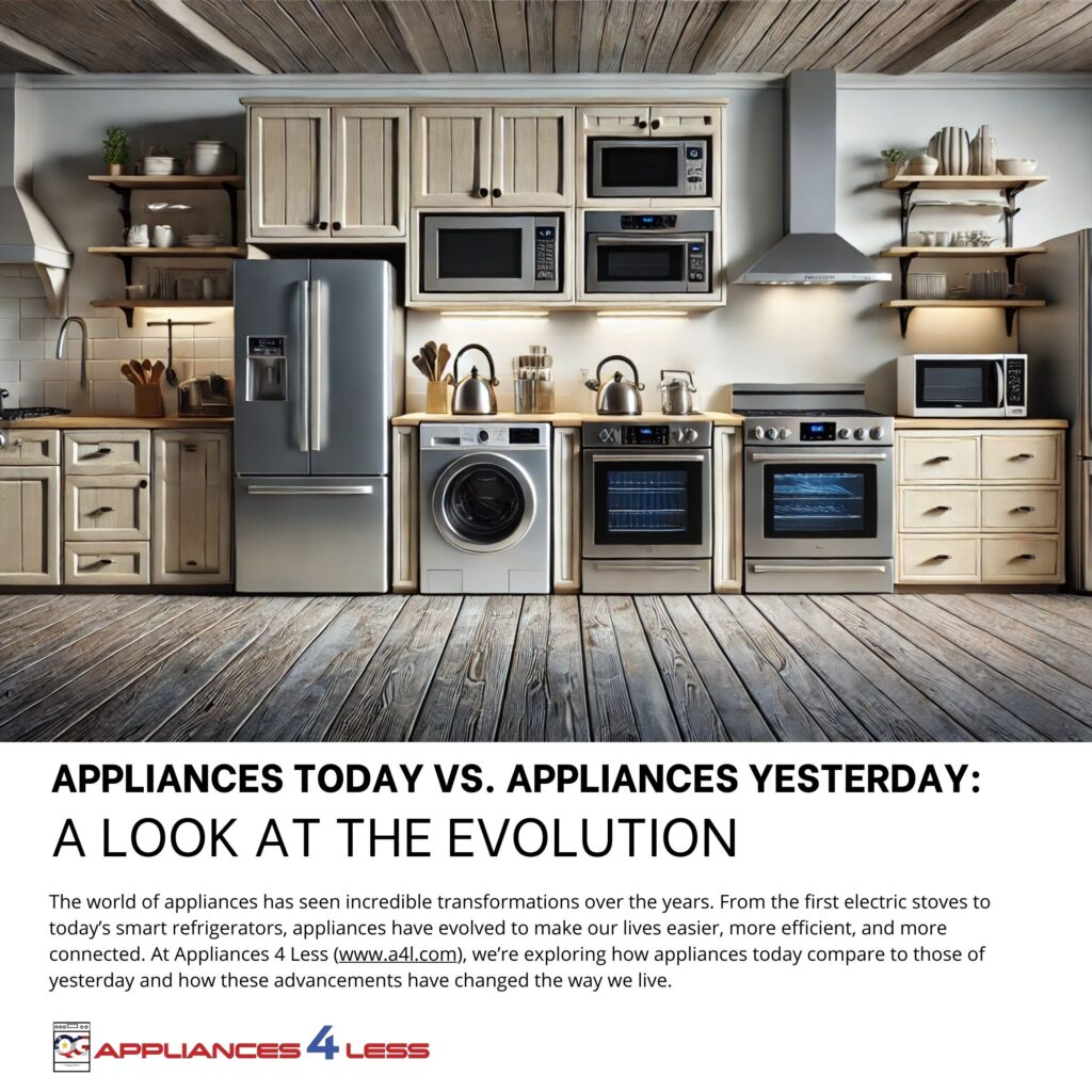 Appliances Today vs. Appliances Yesterday: A Look at the Evolution ...
