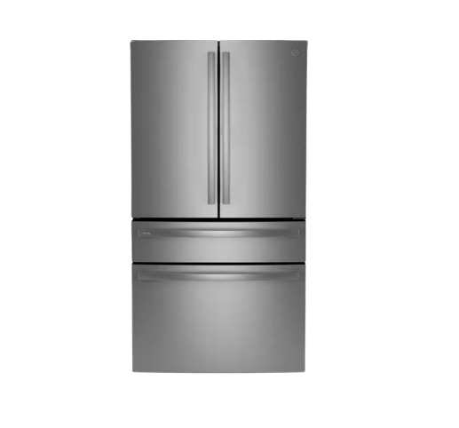 GE Profile 28.7 cu. ft. 4-Door French Door Refrigerator in Stainless ...